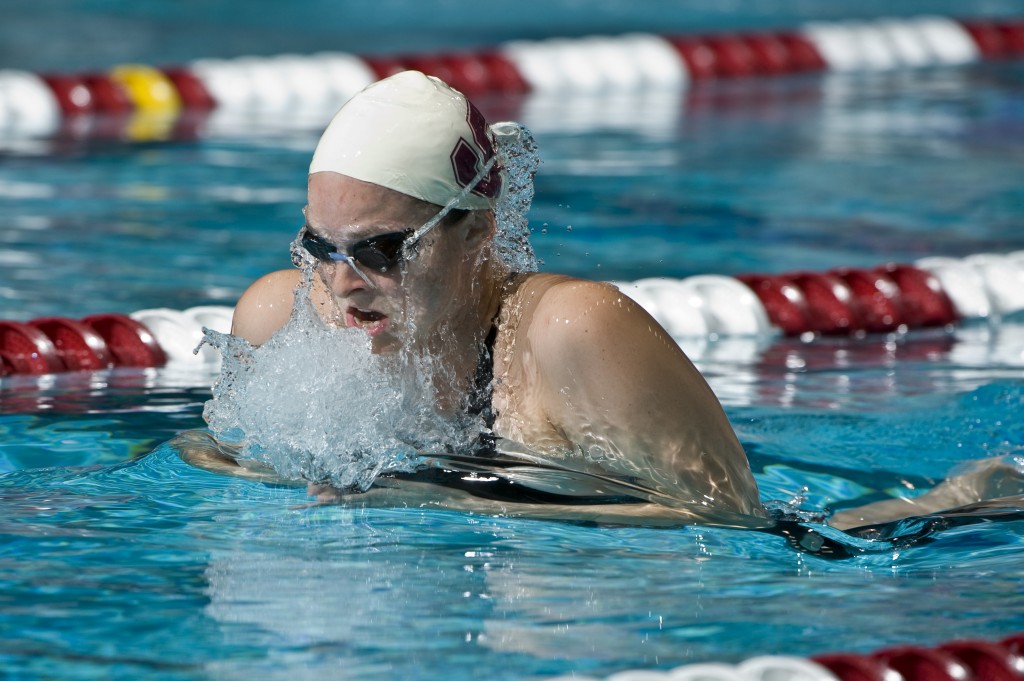 Female College Swimmer of the Week Caroline Bruce - Swimming World News
