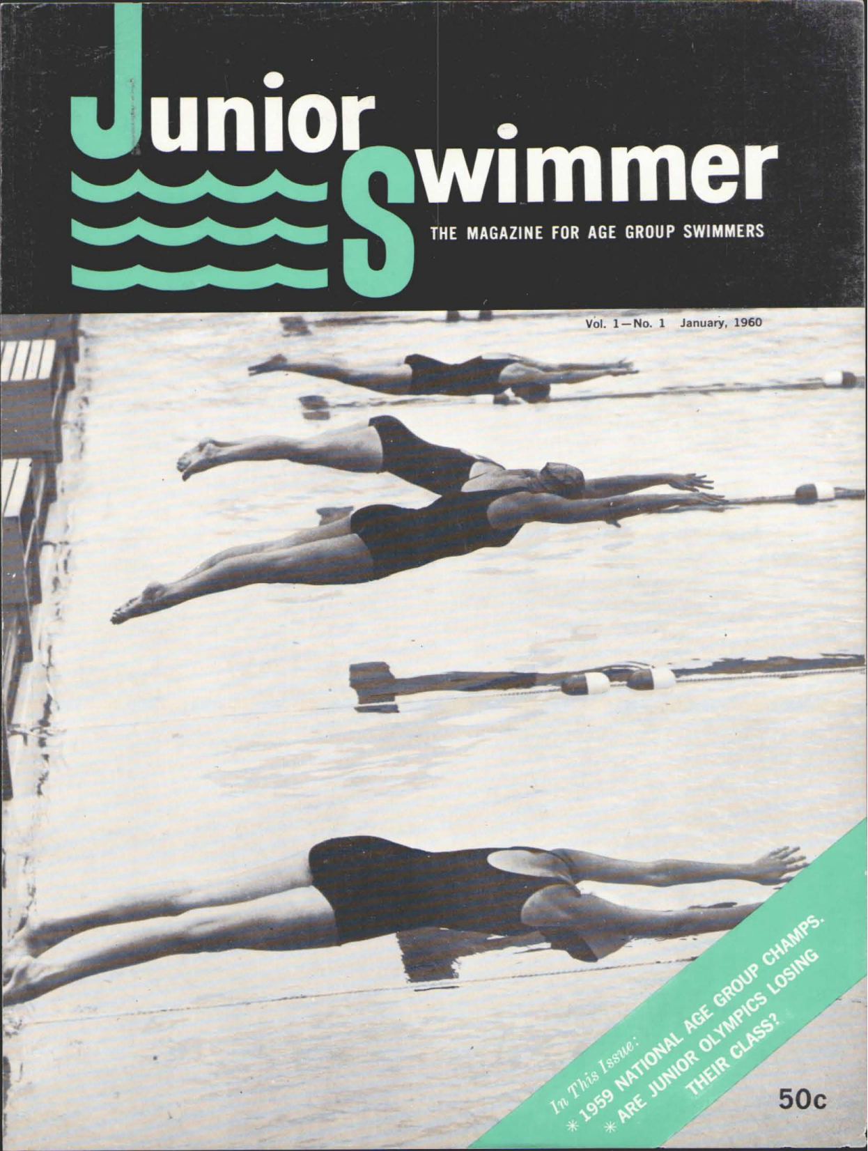 Swimming World Magazine January 1960 Issue
