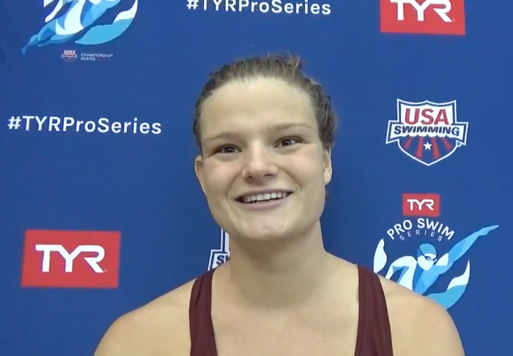 (VIDEO INTERVIEW) Cierra Runge Having Fun in Swimming Again - Swimming ...