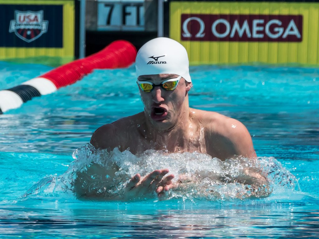 Andrew Wilson On Top Of Stacked 100 Breast Prelims - Swimming World News